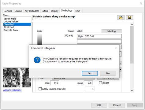 Failed To Display The Raster Layer As Classify I Esri Community