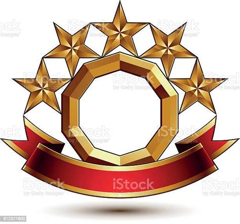 웅장한 벡터 골든 반지 흰색 바탕에 흰색 배경 3d 3차원 형태에 대한 스톡 벡터 아트 및 기타 이미지 3차원 형태 경외감 곡선 Istock