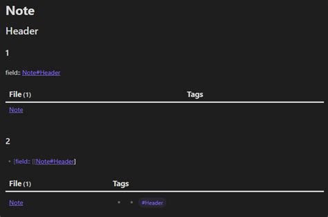Internal Link To Header Is Parsed As Tag · Issue 1736 · Blacksmithguobsidian Dataview · Github