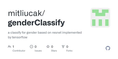 Github Mitliucak Genderclassify A Classify For Gender Based On Resnet Implemented By Tensorflow