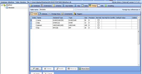 membuat aplikasi portable dengan delphi dan database sqllite