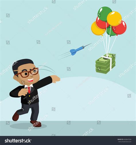 2 African American Man Throwing Dart Stock Vectors And Vector Art Shutterstock