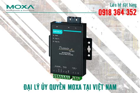 Tcf 142 S St Bộ Chuyển đổi Tín Hiệu Rs232 422 485 Sang Quang Moxa Việt Nam Đại Lý Chính
