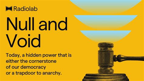 Null And Void Radiolab Podcast Youtube