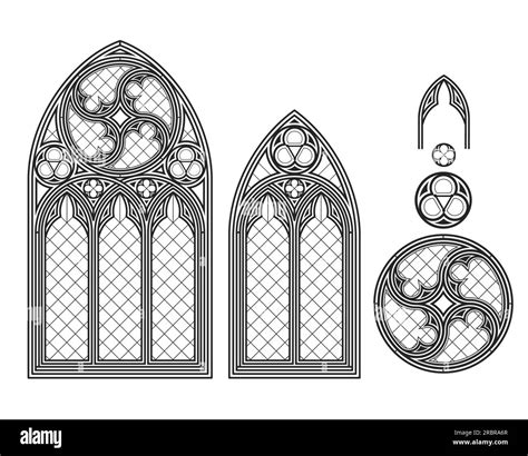 Gothic Stained Glass Window