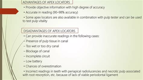 Electronic Apex Locator Eal Pptx