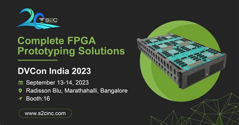 dvcon india fpga s2c prototyping verification s2c limited