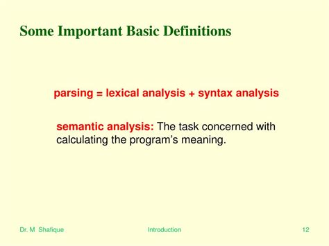 Ppt Programming Language Implementation Lexical And Syntax Analysis Part Ii Powerpoint