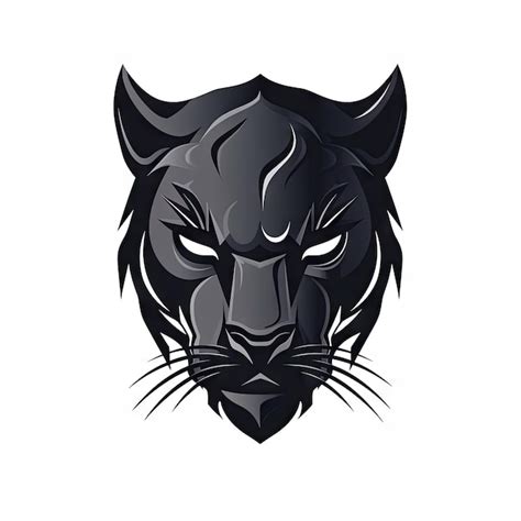 Premium Ai Image Fierce Black Cartoon Character For Esports On White Background