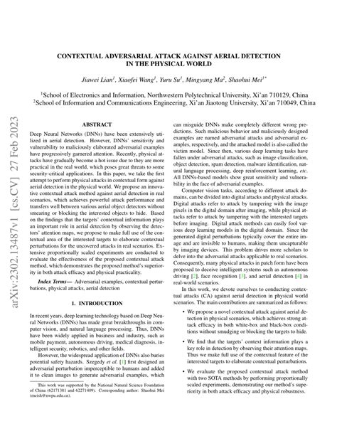 Pdf Contextual Adversarial Attack Against Aerial Detection In The