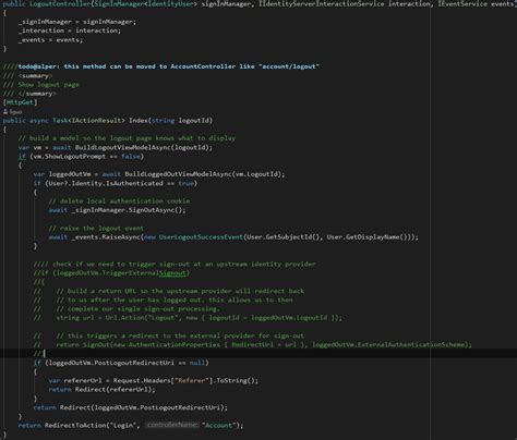 Oidc Client Logout Cant Redirect To Postlogoutredirecturi · Issue 2276 · Abpframeworkabp
