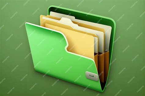 Premium Ai Image File Folder Illustration Data Storage Concept Background Generative Ai