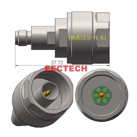 NMD3 5D N KJ Coaxial Adapter VNA Cable Test Port Usage NMD3 5D Series Converter EECTECH