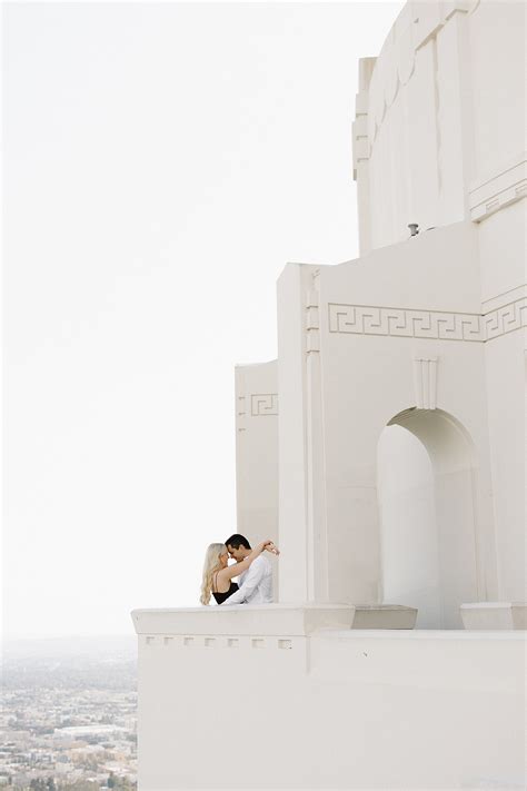Brooke And Dane Griffith Observatory Engagement Photographs