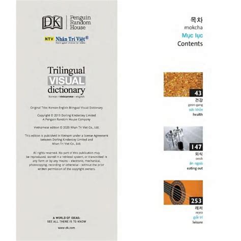 File Sách Dk Trilingual Visual Dictionary Korean Vietnamese