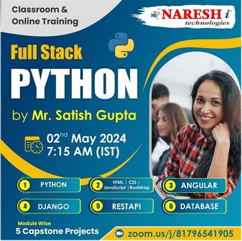Best No 1 Full Stack Python Online Training In Hyderabad 2024