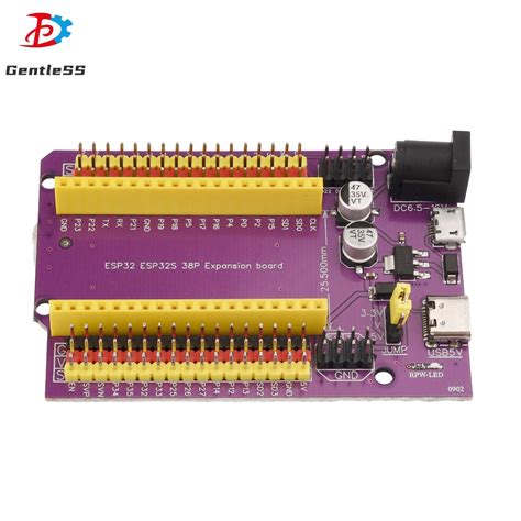 Esp32 Super Breakout Board 38pin Gpio Expansion Board 3 Types Outputs For Esp32 Devkitc Esp