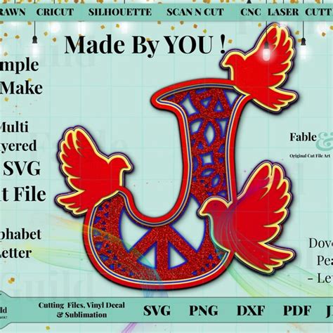 Multi Layer Font Cricut Etsy