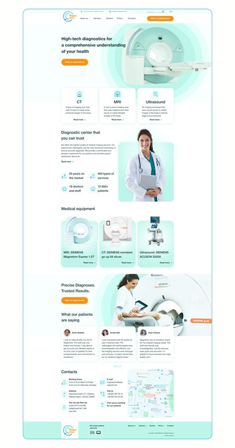 Uiux Case Study Medical Diagnostic Center On Behance