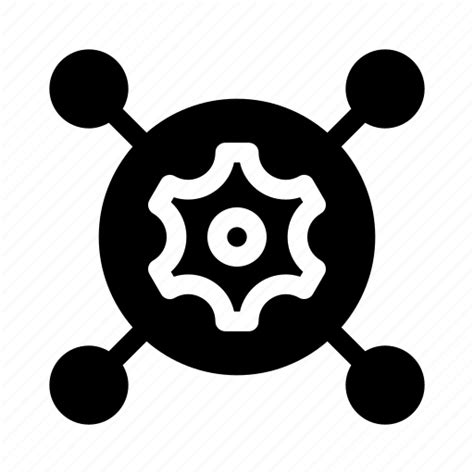 Data Disseminate Database Server Hosting Electronics Icon