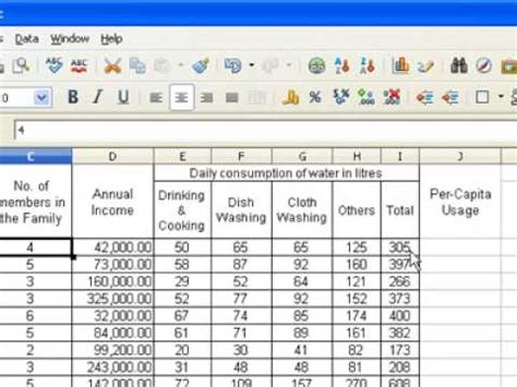 Calculation Using Formula YouTube