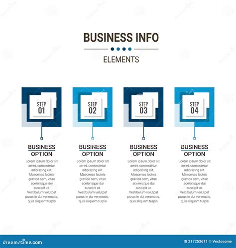 Vector Illustration Infographic Design Template Can Be Used For Process Presentations Layout