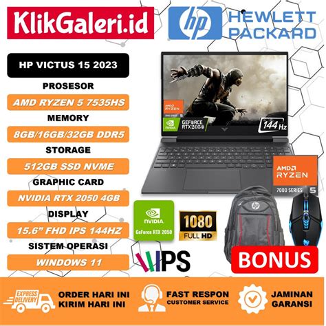 Jual Laptop Gaming Hp Victus Ryzen Mica Silver Shopee Indonesia