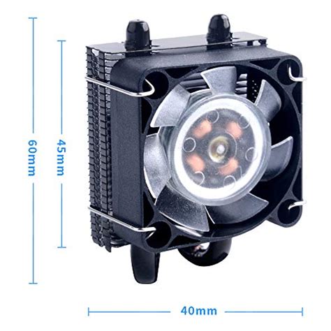 Geeekpi Raspberry Pi 4 Fan Raspberry Pi Low Profile Cpu Cooler With