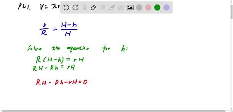 Solvedinscribe A Right Circular Cylinder Of Height H And Radius R In A