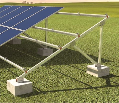 Solar Power PV Module Mounting Structure Brackets Kit Hot Dip Galvanizing