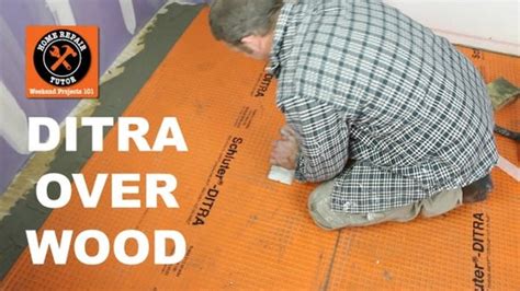 Install Ditra On A Wood Subfloor Stop Cracked Tiles 17 Steps With Pictures Instructables