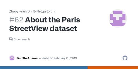 About The Paris Streetview Dataset · Issue 62 · Zhaoyi Yanshift Net