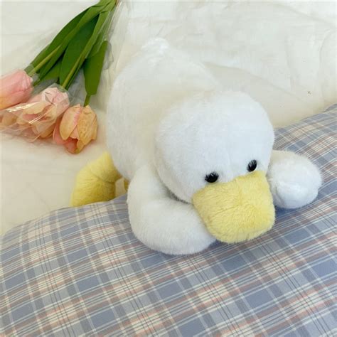 꿀비잡화점 엎드린 오리인형 귀여운 수면 애착인형 위시버킷