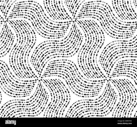 Abstract Geometric Pattern Of The Points Lines A Seamless Vector