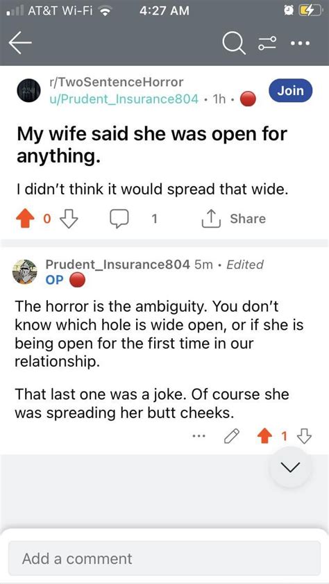 i do not understand what i am doing wrong r 2sentence2horror