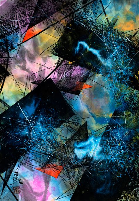 画展三界空间汪京元抽象艺术新作展 全球书画名家官网 道子羲之
