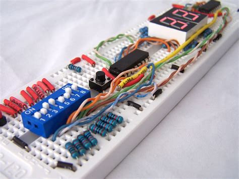 Driving A 7 Segment Display With A 4511 Bcd To 7 Segment Driver Protostack