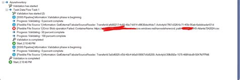Ssis Flexible File Source Error When Reading File From Azure Blob Storage Microsoft Qanda