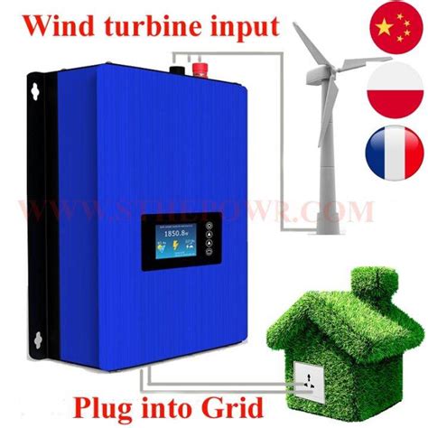 Ucvds 2000w 1000w Wind Power Grid Tie Inverter With Limiter Dump Load Controller Resistor For 3