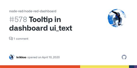 Tooltip In Dashboard Uitext · Issue 578 · Node Rednode Red Dashboard · Github