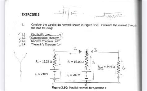 Solved EXERCISE Q Consider The Parallel Dc Network Shown Chegg