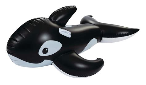 Stella And Finn Inflatable Ride On Killer Whale Pool Floatlounger