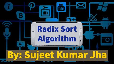 Radix Sort Algorithm Bucket Sort Searching And Sorting Data Structure And Algorithm Btech