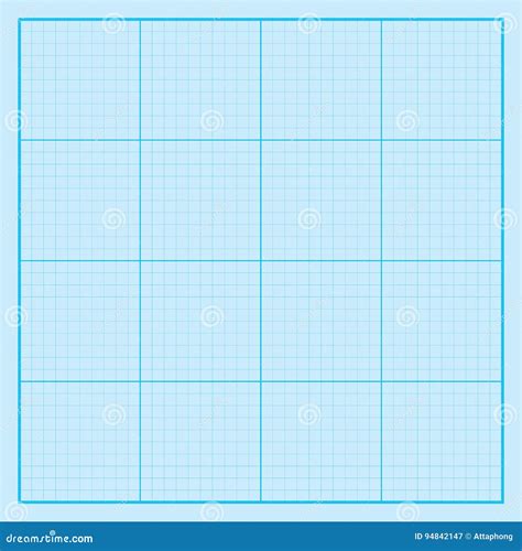 Coordinate Grid Template Chart To Analyze The Chart Vector Illustration