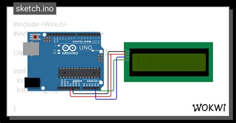 LCD DISPLAY RAKA Wokwi ESP32 STM32 Arduino Simulator