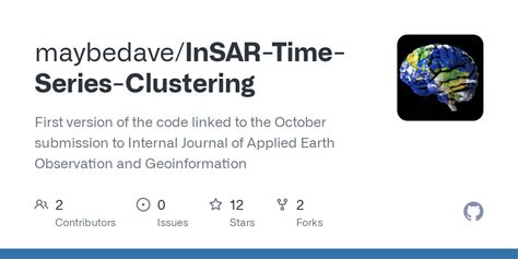Github Maybedave Insar Time Series Clustering First Version Of The Code Linked To The October