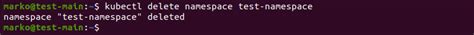 how to delete a kubernetes namespace {standard and force removal}