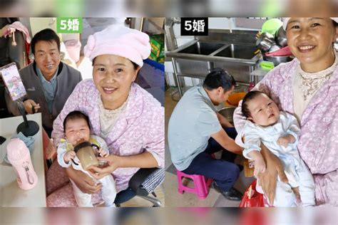 5婚48岁高龄产妇嫁40岁老公，生下第8个孩子，网友看后不淡定了