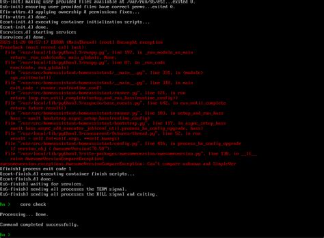 Ha Core Crashes On Startup Awesomeversioncompareexception