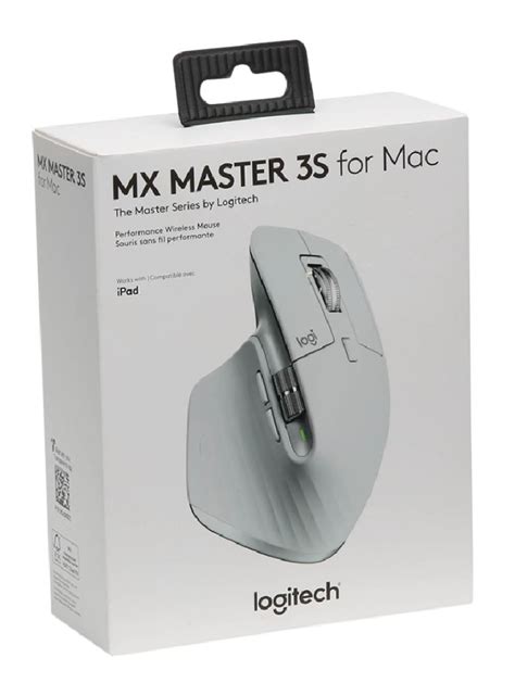 Mouse Logitech MX Master 3s Performance Wireless Pale Grey pentru PC